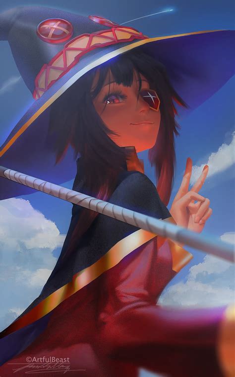 Megumin Reading A Book To Komekko By Khyleri Rmegumin