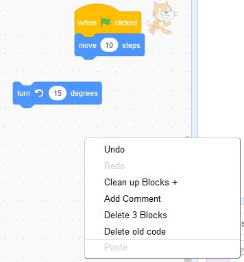 Delete All Blocks Reporters That Are Not Connected To A Hat Block Discuss Scratch