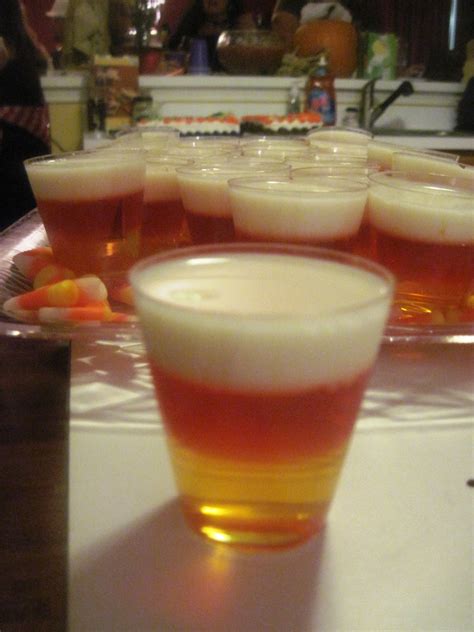 Kitchen Caucus Candy Corn Jell O Shots