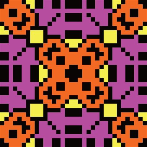 Premium Vector Pixel Art Seamless Pattern