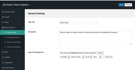 Woocommerce Setting Youforest