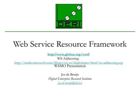 Ppt Web Service Resource Framework Powerpoint Presentation Free Download Id781561