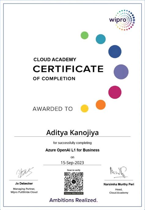 Azureai Microsoft Wipro Openai Microsoftazure Azure Aditya Kanojiya