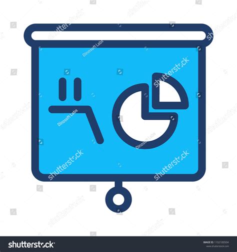 Presentation Chart Graph Stock Vector Royalty Free 1102100504 Shutterstock