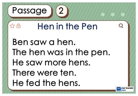 CVC Reading Passages Set 1 Fun Teacher Files