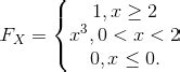 Solved 2) Consider a continuous random variable X having cdf | Chegg.com