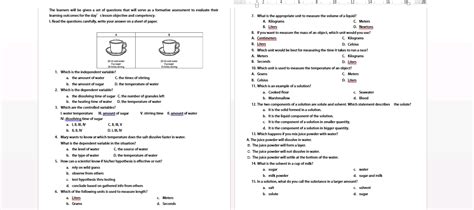 The Learners Will Be Given A Set Of Questions StudyX