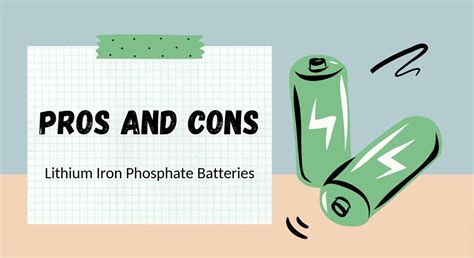 The Pros And Cons Of Lfp Batteries Benefits And Drawbacks