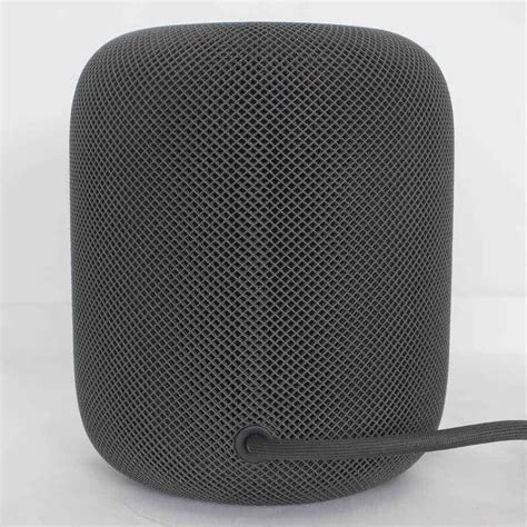 ボーナスストア5％【美品】apple Homepod Mqhw2ja スペースグレイ スマートスピーカー ホームポッド 本体