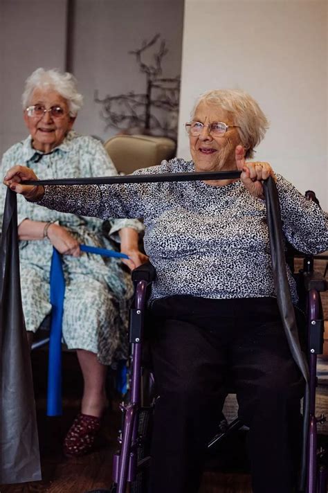 Grimsby Care Home Residents Delight In First Fitness Classes Since