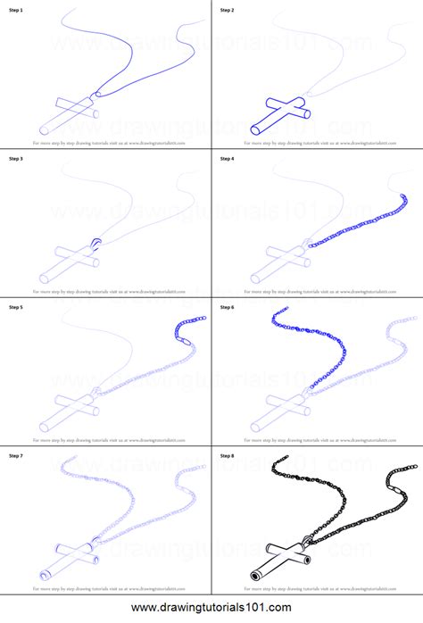 Cross Drawings Step By Step At PaintingValley Com Explore Collection Of Cross Drawings Step By