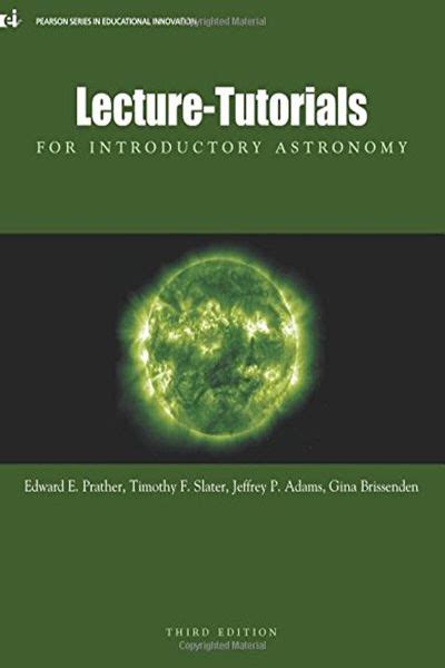 Lecture Tutorials For Introductory Astronomy 3rd Edition By Edward E