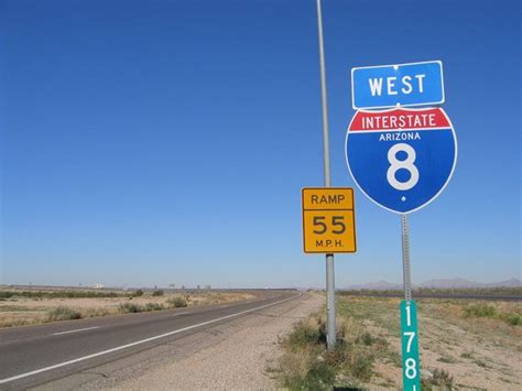 Arizona Interstate 8 AARoads Shield Gallery