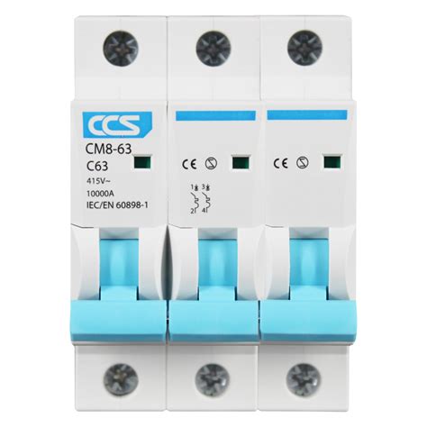 มินิเซอร์กิตเบรกเกอร์ Mini Circuit Breaker รุ่น Cm8 63 1p 2p 3p ขนาด 10a 63a แบรนด์ Ccs