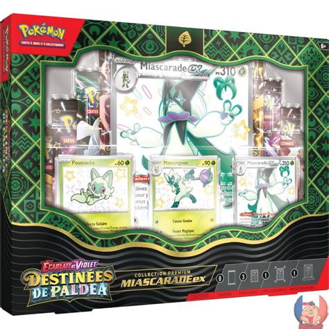 Coffret Premium Pokémon Destinées de Paldea Écarlate et Violet EV4 5