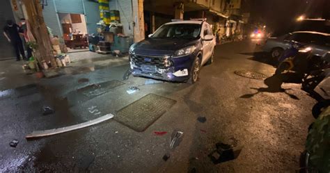 台中警匪追逐片！囂張男街頭劫車 死巷圍捕倒車撞壞警車逃逸 社會 Ctwant