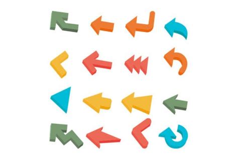 Colorful Arrows Illustration Graphic By Aprilarts · Creative Fabrica