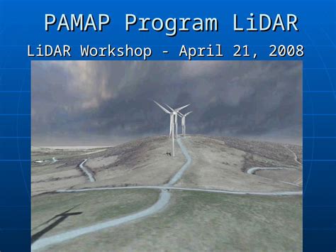 Ppt Pamap Program Lidar Dokumentips