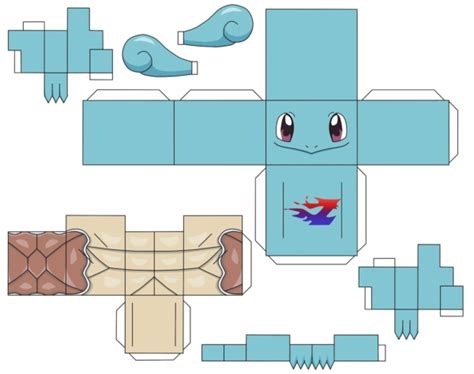 Pokémon Paper Toy Free Printable Papercraft Templates