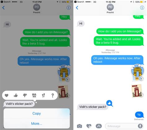 How To Send Reactions In Messages In Ios 10 Iphone Hacks 1 Iphone