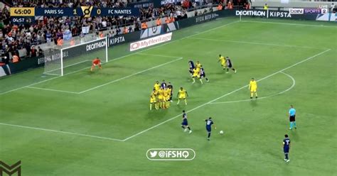 Le Coup Franc Exceptionnel De Neymar Permet Au Psg De Remporter Le