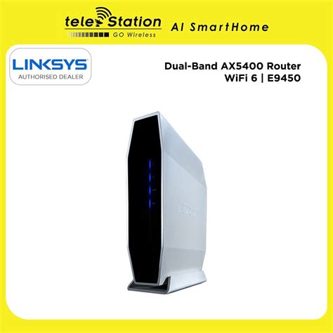 Linksys Ax5400 Dual Band Wifi 6 Easymesh Compatible Router E9452 Ah