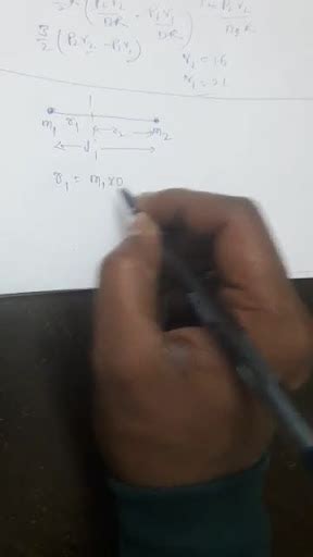 17 A Light Rod Of Length ℓ Has Two Masses M1 And M2 Attach Its Two End