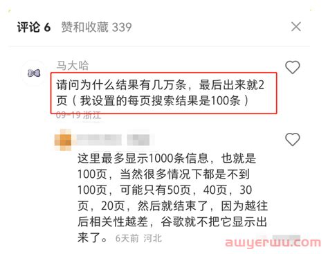 为什么谷歌搜索结果实际页数和搜索结果数差别那么大 谷歌 石南跨境物流导航