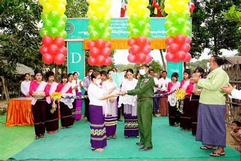 ရခိုင်ပြည်နယ်၊ မောင်တောမြို့နယ် မကျဉ်းကုန်းကျေးရွာ၌ ငွေတောင်ဆည်မှ ရေမီတာစနစ်ဖြင့် အိမ်တိုင်ရာ
