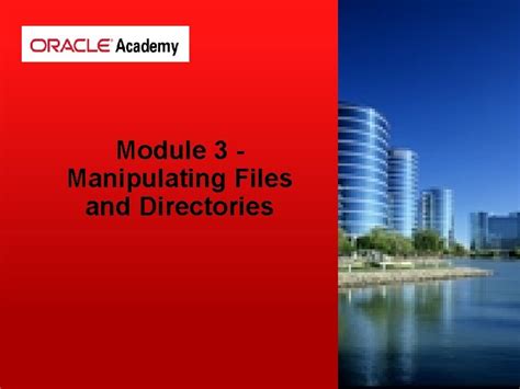 Module Manipulating Files And Directories The Cp