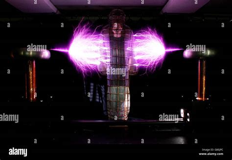 Professor Richard Wiseman Gets Hit By Lightning As Part Of The Theatre
