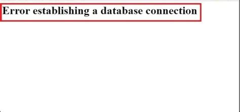 Corregir Error Al Establecer Una Conexión De Base De Datos En WordPress X Servers