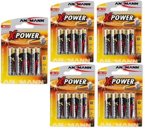 Ansmann X Power AA X4 Blister Pack Alkaline Battery Bundle Of 5 Lazada PH