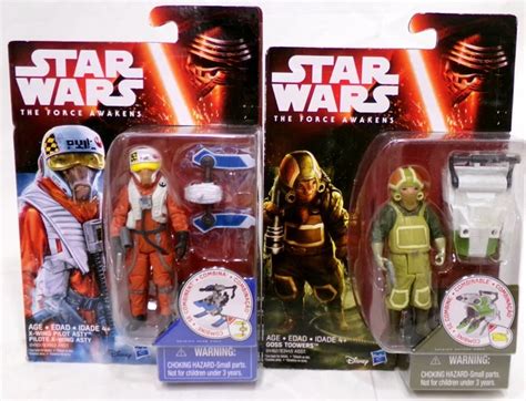 Hasbro Star Wars Force Awakens Goss Toowers Piloto Asty 375figuralote