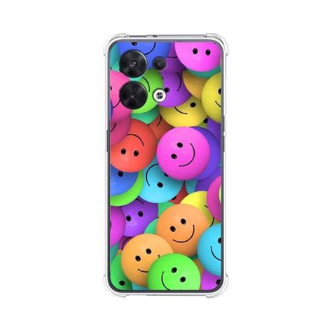 Funda Silicona Antigolpes Para Oppo Reno 8 5g Diseño Smile Dibujos con