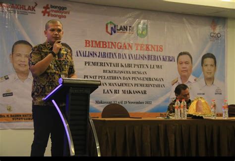 BKPSDM Luwu Gelar Bimtek Analisis Jabatan Dan Beban Kerja Bagi ASN