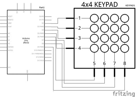 Keypad Schematic Diagram Circuit Diagram