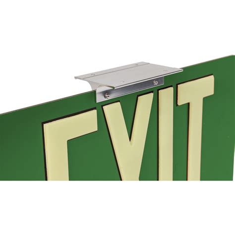 Bradyglo Exit Sign Double Bracket Brady Part 145532 Brady