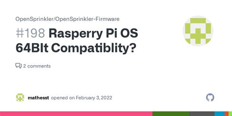 Rasperry Pi Os Bit Compatiblity Issue Opensprinkler