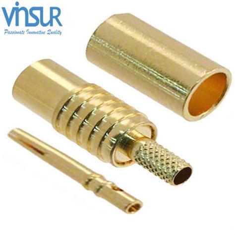 11721014 Rf Connector 50ohms Mcx Female Straight Crimp Type Rg316 Rg174 Lmr100