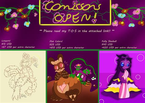 Kaycees Commission Sheet Prices Tos Album On Imgur