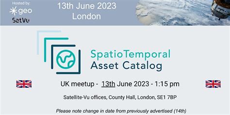 Stacspec On Linkedin Spatio Temporal Asset Catalogue Stac Uk Meet Up