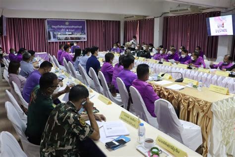 1 กันยายน 2565 ประชุมหัวหน้าส่วนราชการ อำเภอฟากท่า ณ ห้องประชุมวิทยาลัย