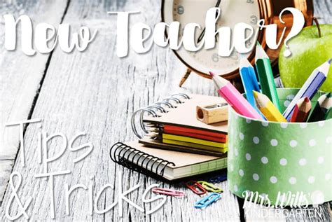 New Teacher Tips