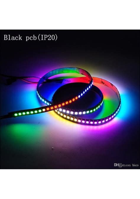 2812b 144 ledli argb 5v pixel Şerit led magic led 1m fiyatları ve