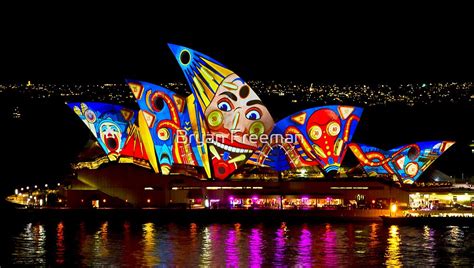 Clown Sails Sydney Vivid Festival Sydney Opera House By Bryan