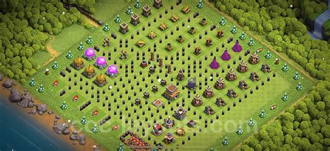 Best Funny Troll Base Th8 With Link 2023 Town Hall Level 8 Art Base