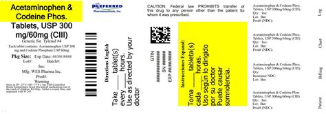 Dailymed Acetaminophen And Codeine Phosphate Tablet