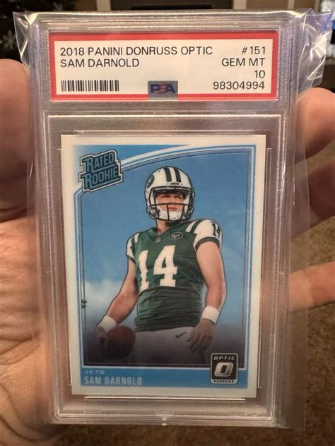 Sam Darnold 2018 Optic 151 Base Price Guide Sports Card Investor