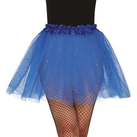 Blå Tyllkjol Med Glitter Partykungen